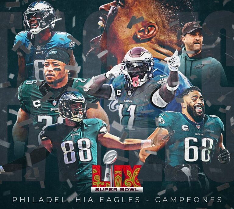 ¡Las Águilas de Filadelfia volaron sobre los Jefes en el Super Bowl LIX!